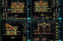 255 Autocad Colors blocks in AutoCAD free download