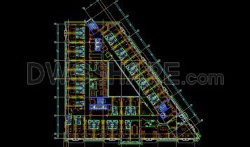 134. Free CAD Drawing Modern Dining Table Design