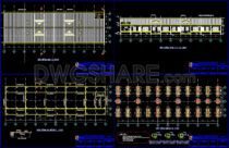 Autocad Drawings Of 2-Story School 39m x41m For Download