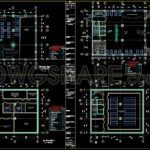 The Autocad drawings of a 15-story office building design with an area ...