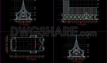 Church Archives - Free Cad Blocks, download DWG models for architects ...