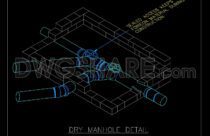 Security Check Point 3D Model AutoCAD File DWG