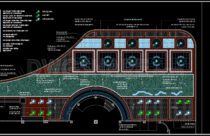 607. Free DWG CAD Template for Bored Pile Construction Method