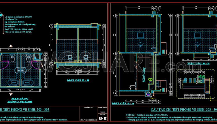 136.WC Layout Plan and elevations details AutoCAD drawing download ...
