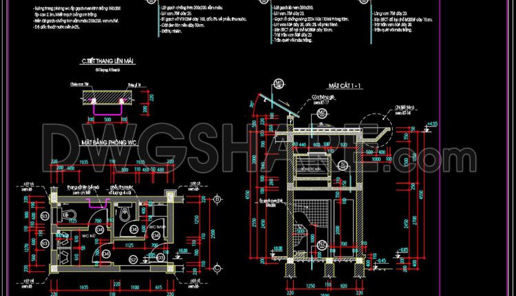 137.WC Layout Plan and elevations details AutoCAD drawing download ...