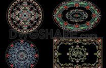 63.Asian Traditional Pattern AutoCAD Blocks Free Download