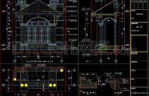 283. Free download the luxurious Italian Minotti sofa CAD block library