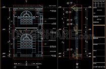 38.Electric Pole AutoCAD Blocks
