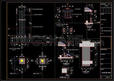 177.Autocad drawing of detailed foyer entrance facade of the house for ...