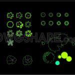 38.Autocad drawings of various types of bonsai trees - Free Cad Blocks ...