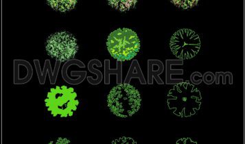 Trees Plants CAD Blocks