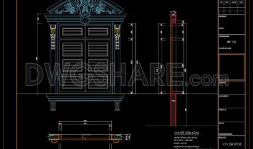 126.Carved cad block free dwg