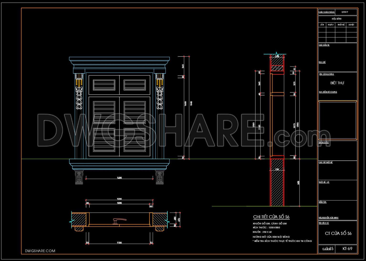 406.Detailed AutoCAD Drawings Of Doors, Windows For Download
