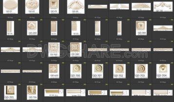 23.Autocad column details Blocks free download