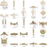 60 models of gypsum components, corner flowers, carved flowers, and ...