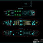 79.Autocad Drawing Of Ship design, Passenger ship arrangement For ...