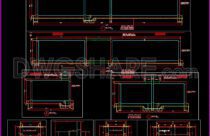 99.Shoe Storage Cabinet Cad Blocks free download