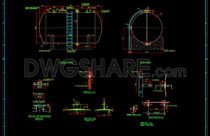 81.Water Tank Design AutoCAD File DWG