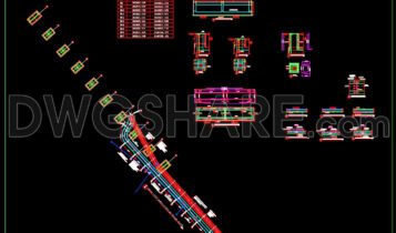652. Foundation and Base Connections CAD Details – Free Download Drawing