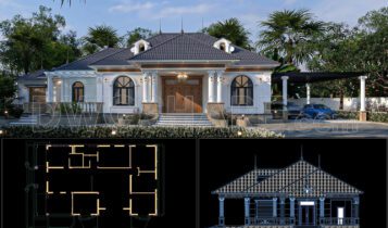 Drawings of architectural and construction design projects