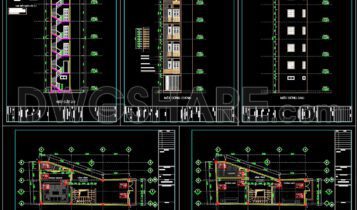 89.Detailed Drawings Of Modular Kitchen In Autocad File