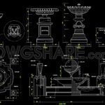 142.Autocad detailed drawings of various types of water fountains for ...