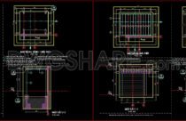Private University Plan and Elevation AutoCAD File DWG