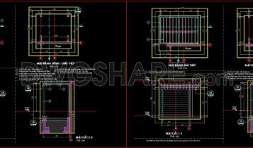 354. Free Download detailed CAD drawings of townhouse stairs