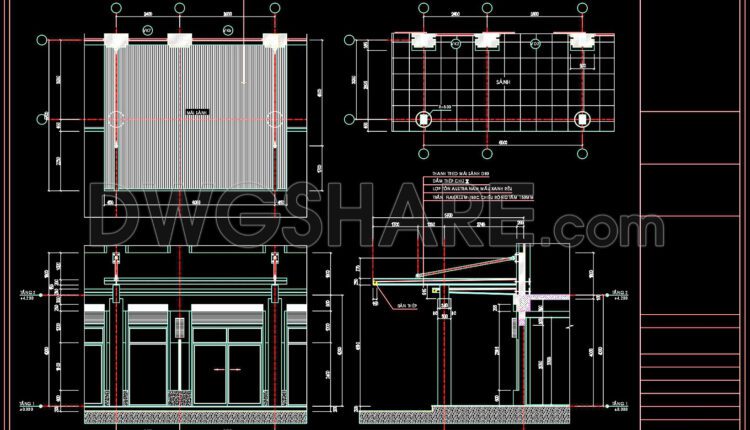 185.Detailed Drawings Of Lobby Shopping Center In Autocad File - Free ...
