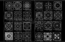 148.Detailed drawing of the foyer of the house in AutoCAD format