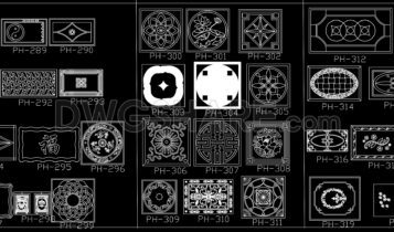 255 Autocad Colors blocks in AutoCAD free download