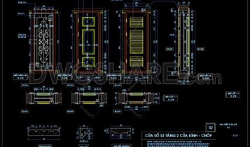 22.A set of trees and shrubs color top view AutoCAD blocks