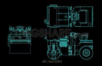 437. Free Download Detailed CAD Drawings for Outdoor Planter and Seating