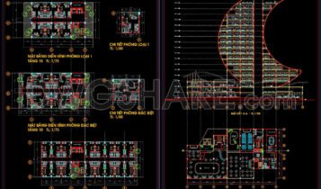 Includes an AutoCAD library with a compilation of drawings for hotel design