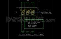 93.Autocad Drawings Of Pipe Bend and Clean Out Details For Download