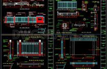 29.Waterfall System Details Autocad Drawing Free Download