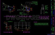 164.Autocad drawing of the roof gutter drainage detail available for ...