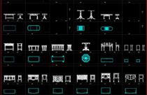 21.Outdoor furniture Cad Blocks free download