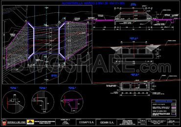 97.Autocad Drawing Of Box Culvert Concrete Reinforcement Details For Download