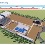AutoCAD drawing of the detailed construction method for a workshop ...