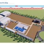 AutoCAD drawing of the detailed construction method for a workshop ...