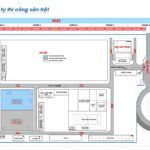 AutoCAD drawing of the detailed construction method for a workshop ...