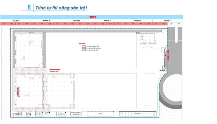 AutoCAD drawing of the detailed construction method for a workshop ...