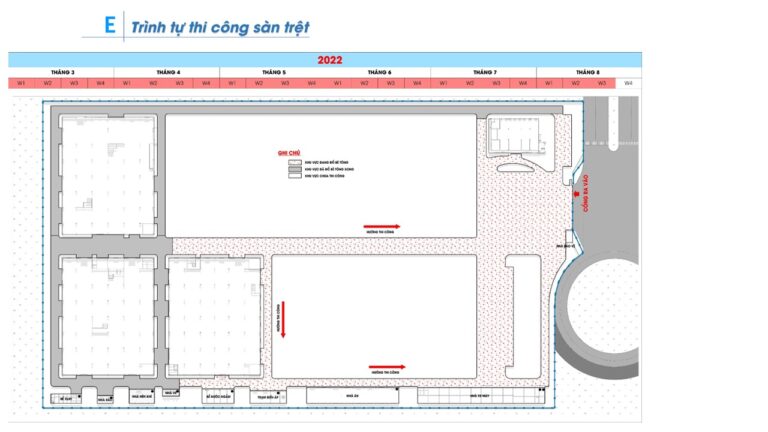 AutoCAD drawing of the detailed construction method for a workshop
