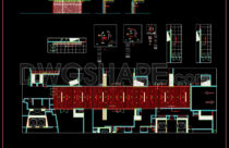 Autocad Drawings Of Hotel Second Floor For Download