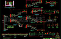 129.Autocad Drawing Of Wall Trench Reinforcement Concrete Details For ...