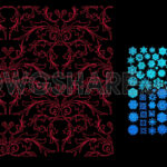148.Decorative pattern free download - Free Cad Blocks, download DWG ...