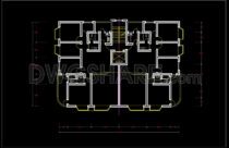 531. Free download of detailed CAD drawings for the curved gypsum ceiling structure in ...