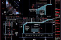 29.Waterfall System Details Autocad Drawing Free Download