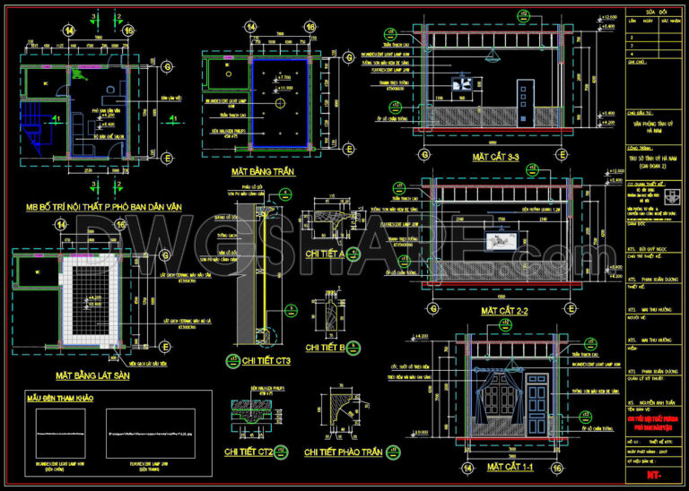193.Download CAD drawings detailing the interior deployment of ceiling ...